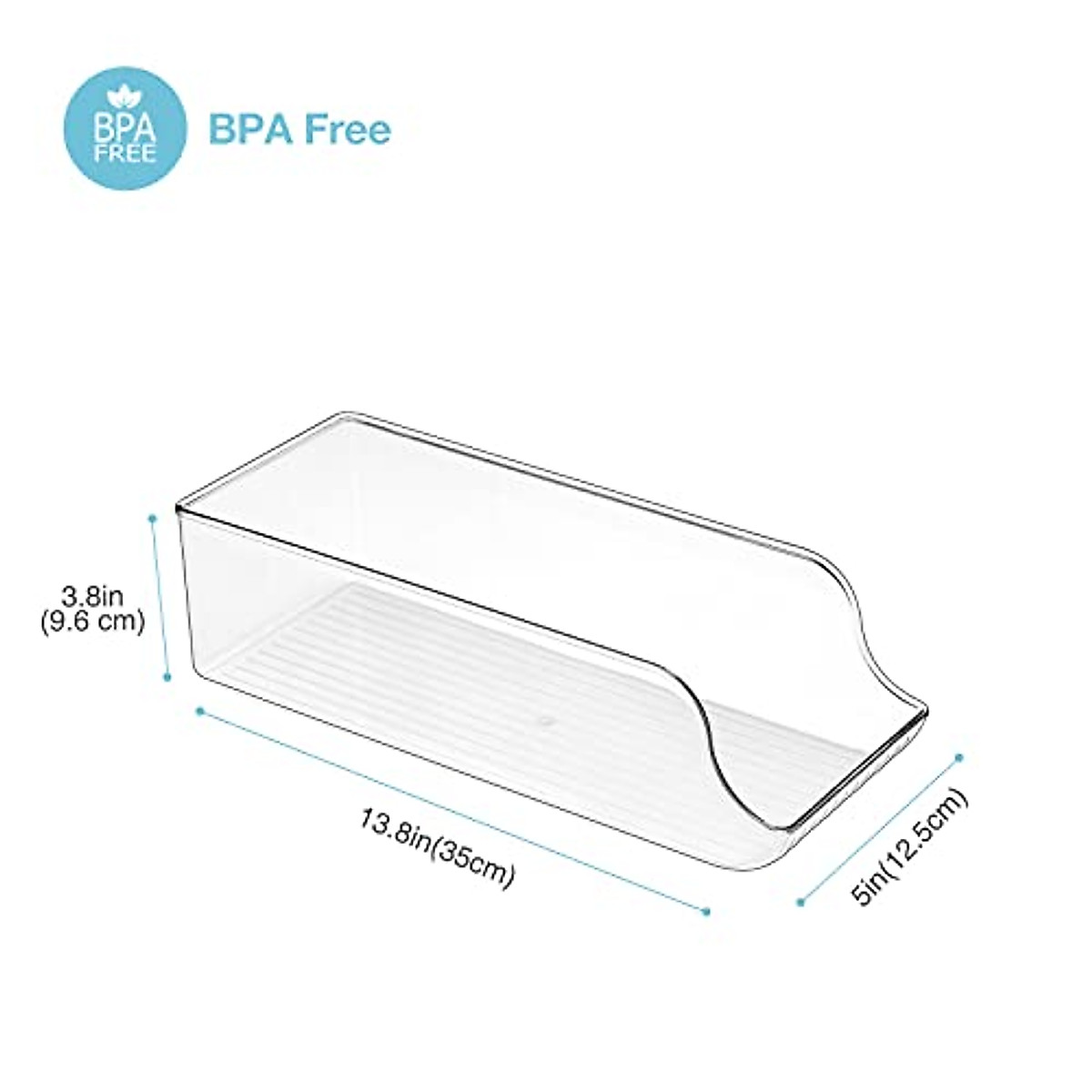 Puricon Can Drink Dispenser Organizer Bundle with Clear Kitchen Organizer