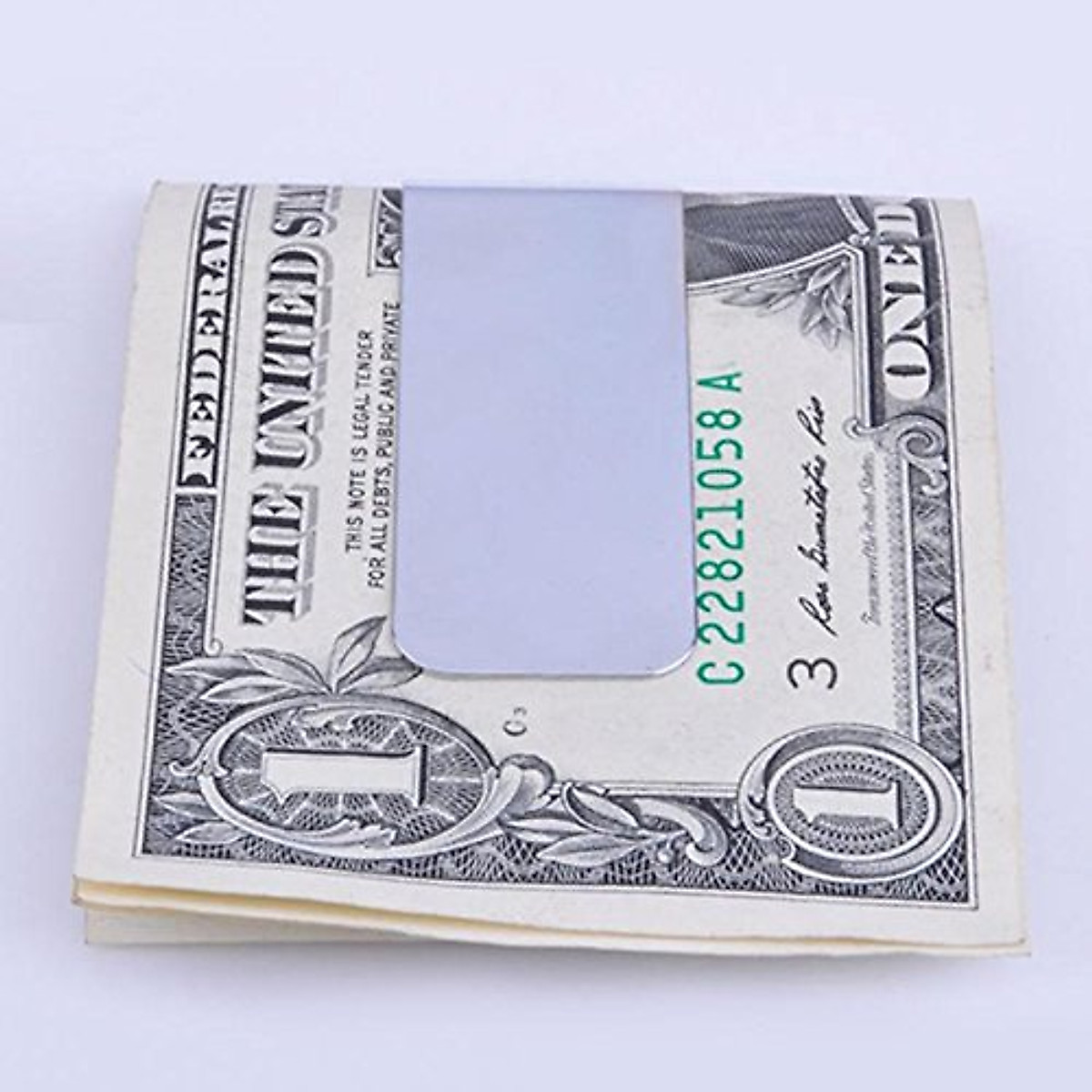 JIL Stainless Steel Money Clip Credit Card Holder …