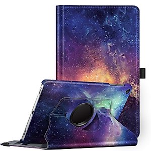 Fintie Rotating Case for Samsung Galaxy Tab A 10.1 2019 Model SM-T510/T515/T517, Premium PU Leather 360 Degree Swivel Stand Cover, Galaxy