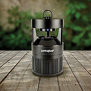 DynaTrap DT700 Outdoor Insect and Mosquito Trap UV LED, Atrakta Lure, 1/4 Acre, Black