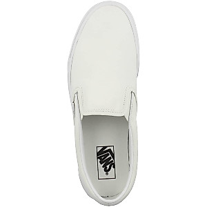VANS Classic Slip Ons Skate Shoes Sneakers Canvas Surf True White 8 Men 9.5 Women