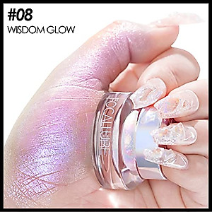 FOCALLURE Chameleon Cream Eyeshadow,Intense Color Shifting Creamy Eye Shadows,Highly Pigmented Metallic,Shimmer,Multi-Reflective Finishes,Wisdom Glow