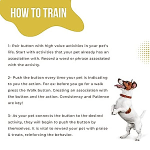 Kilab Talking Dog Buttons– Pack of 12 Recordable Dog Communication Buttons with 2 Mats | Talking Buttons for Dogs & Cats | Talking Dog Button for Communication with 30 Stickers (12 Pack)