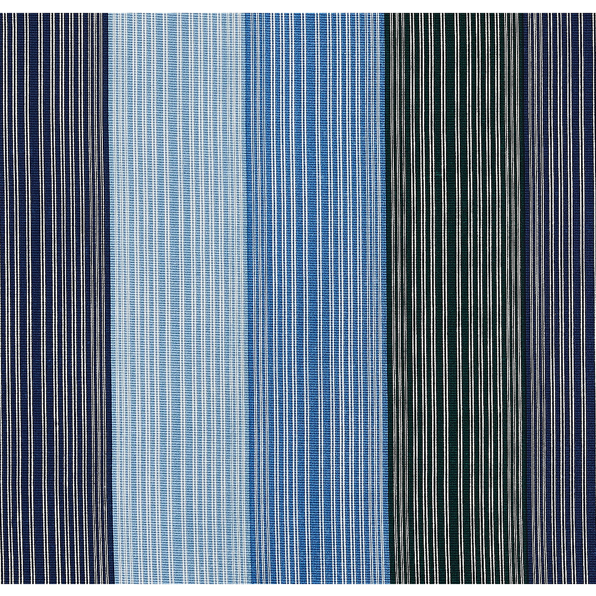 Tommy Hilfiger Tommy Explorer Stripe 200 TC Percale Set of 3 Duvet Set, Full/Queen Size, 100% Cotton (Denim/Green)