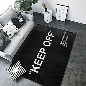 YIKUDU Keep Off Large Rugs Floor Mat Modern Carpet for Home Decoration Area Rug,Cozy Art Decoration Polyester Carpet 60 x 40 inch