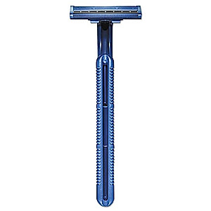 GoodNews Regular Disposable Razor, 2 Blades, Navy Blue, 10/Pack, 10 Pa