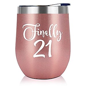 NewEleven 21st Birthday Gifts For Women, Her - 2004 21st Birthday Decorations For Her - 21st Birthday Ideas For Women, Her, Daughter, Sister, Best Friends - 12 Oz Tumbler