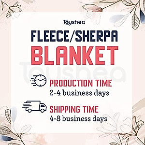 Toyshea Safari Blanket Personalized Baby Blankets with Custom Name 30x40 50x60 60x80 Animals Soft Fleece Or Sherpa Throws for Kids Baby Girls Boys Toddler Newborn Children Babies Nursery Stuff Gifts