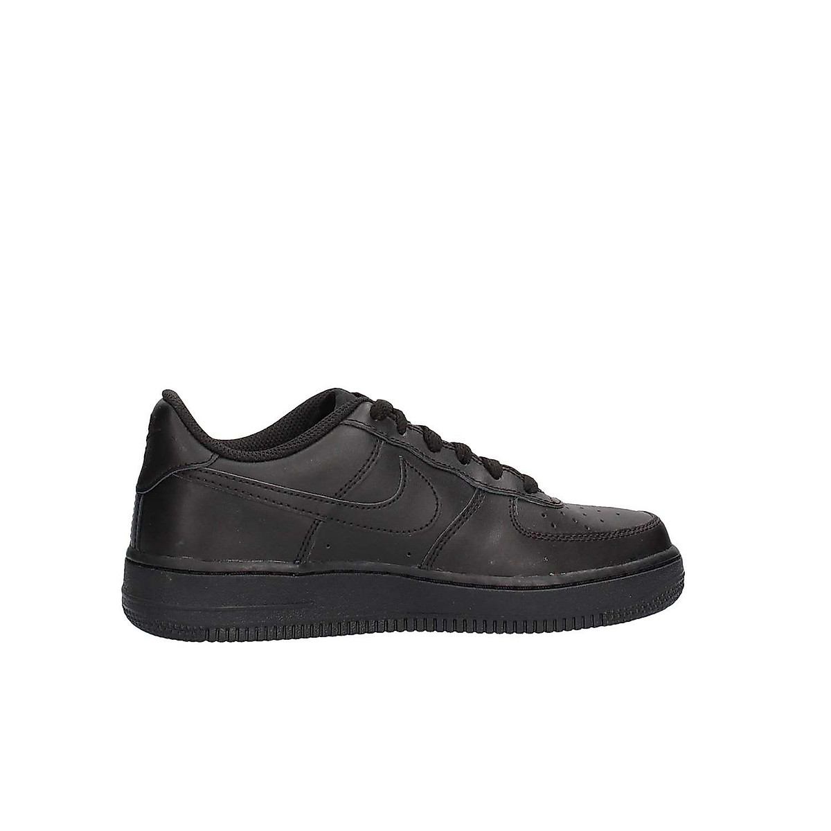 Nike Air Force 1 Big Kids Style Shoes 314192, Black/Black, 6