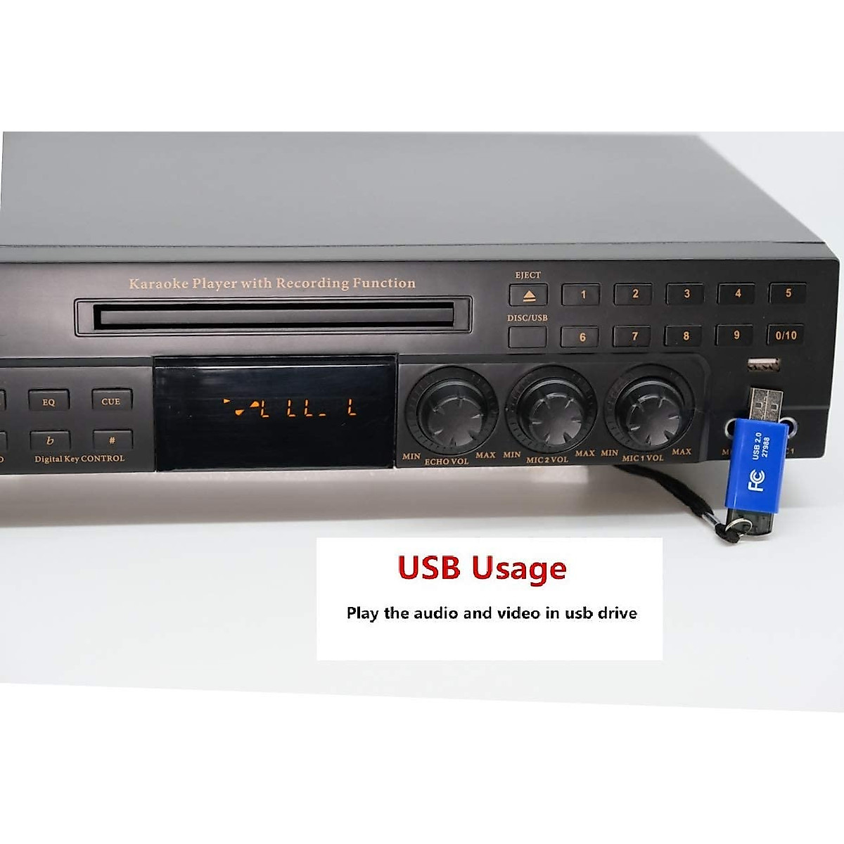 Marin Ranger HDDVD950PRO HDMI Digital Karaoke Player with CDG to MP3G Converter, DVDs Ripping and USB Digital Recording with Two Free DM-11PRO