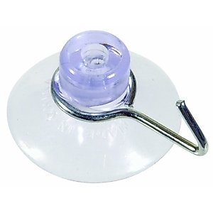 HOMEPAK Set-Screw-Kits 121059 Small Suction Cup with Hanger, Clear, 6 Piece