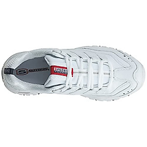 Skechers womens Energy fashion sneakers, White Mesh/Leather, 7.5 US