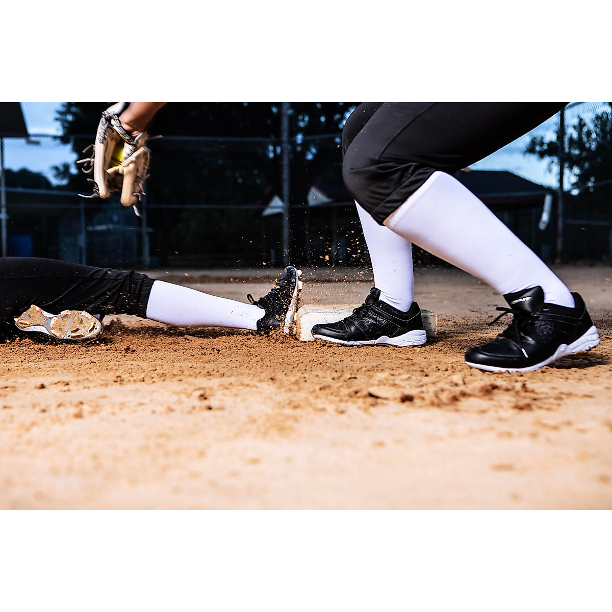 RIP-IT Women's Diamond Softball Cleats | Molded Softball Shoes for Women | White | Size 8.5