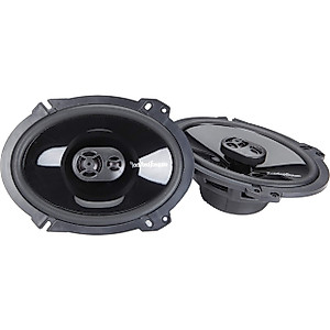 2 Pairs of Rockford Fosgate Punch P1683 260W Peak (130W Rms) 6" X 8" Punch Series 3-Way Full Range Coaxial Speakers - 4 Speakers + Gravity Magnet Phone Holder