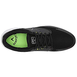 Callaway mens Solana Sl Golf Shoe, Black/Lime, 10.5 US