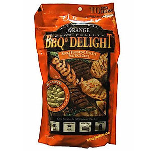 BBQr's Delight 3 Pack Orange Cherry and Sugar Maple Wood Pellets 3 x 1lb Bags