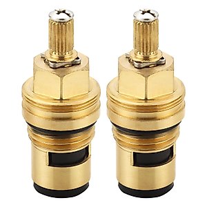 Faucet Cartridges for Grohe 45882000 45883000, 1/2″ Cold Hot Ceramic Cartridge, 2-Hole installation faucet ceramic cartridge Replacement Assembly (45882000+45883000)