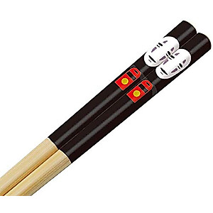 Spirited Away Bamboo Chopstick -Anti-Slip Grip for Ease of Use - Authentic Japanese Design - Lightweight, Durable and Convenient - No-Face