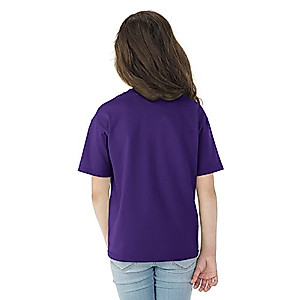 Fruit of the Loom Youth 5 oz. HD Cotton™ T-Shirt M PURPLE