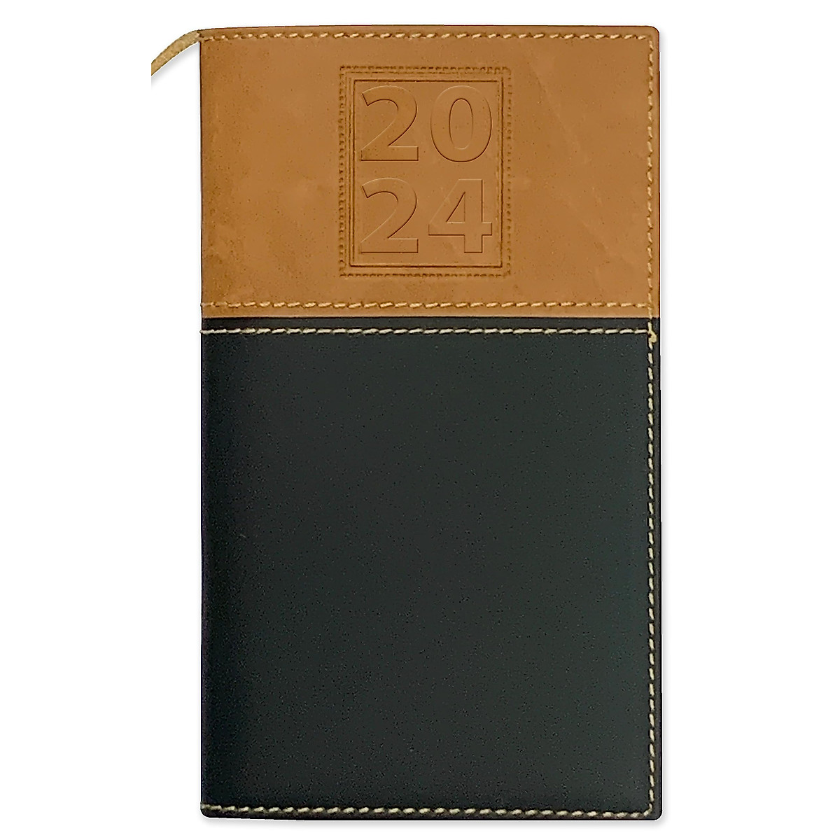 BookFactory 2024 Weekly Pocket Calendar/2024 Weekly Calendar/2024 Planner Calendar/Weekly Agenda Organizer - Calendar with Notepad (CAL-2024-POCKET(Organizer))