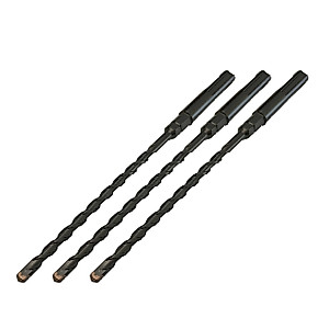 3PCS, 3/16" x 7", SDS Plus Hammer Drill Bits