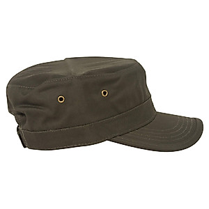 Enzyme Regular Solid Army Caps-Olive W35S45D (One Size)