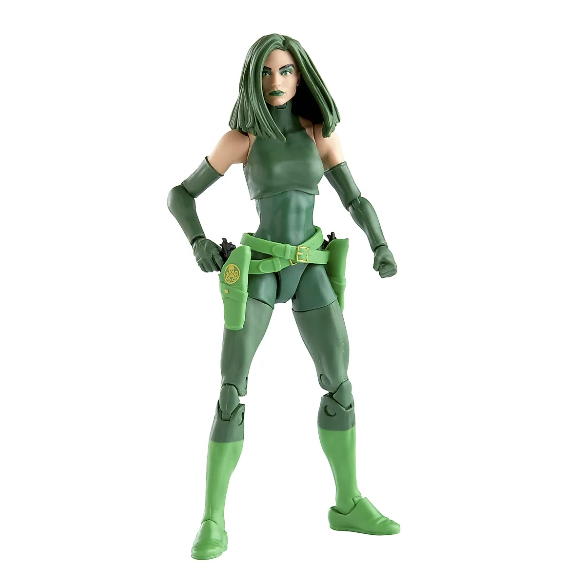 Marvel Legends Series Madame Hydra Comics Action Figure 6-Inch Collectible Toy, 4 Accessories, 1 Build-A-Figure Part.