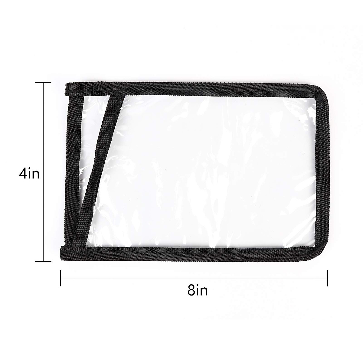 Meat Cleaver Sheath,Butcher Knife Protectors,Waxed Canvas Wide Knifes Edge Guard,Heavy Duty Chopper Covers, Knife Case Blade Protectors(Knives Not Included) (Clear)