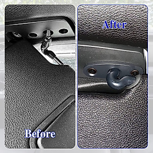 Sun Visor Repair kit for Jeep Wrangler, Heavy Duty Sun Visor Clips for Jeep Gladiator Accessories Inner Sun Visor Clips Compatible with Jeep Wrangler JK 2018/ Wrangler 2018-2022/ Gladiator 2020-2022