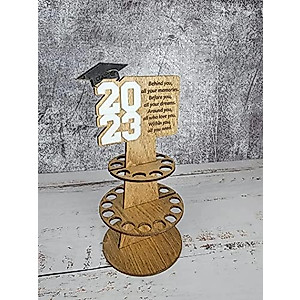 OPIL 2023 New Creative Converting Congrats Grad Card Holder,Graduation Money Holders for Graduation Decorations, Party Ornament Decor (White)