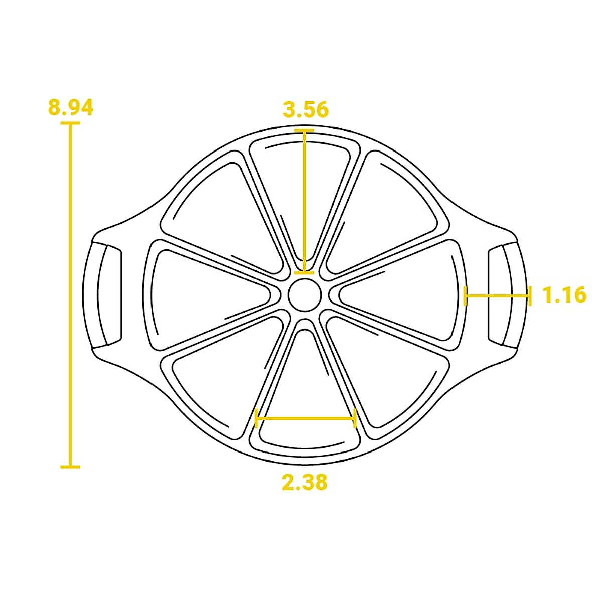 Lodge Cast Iron Wedge Pan