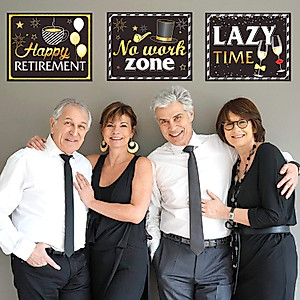 Retirement Party Decorations Happy Retirement Banner The Legend Has Retired Yard Sign Retirement Party Suppliers Hanging Cards Decorating Kit