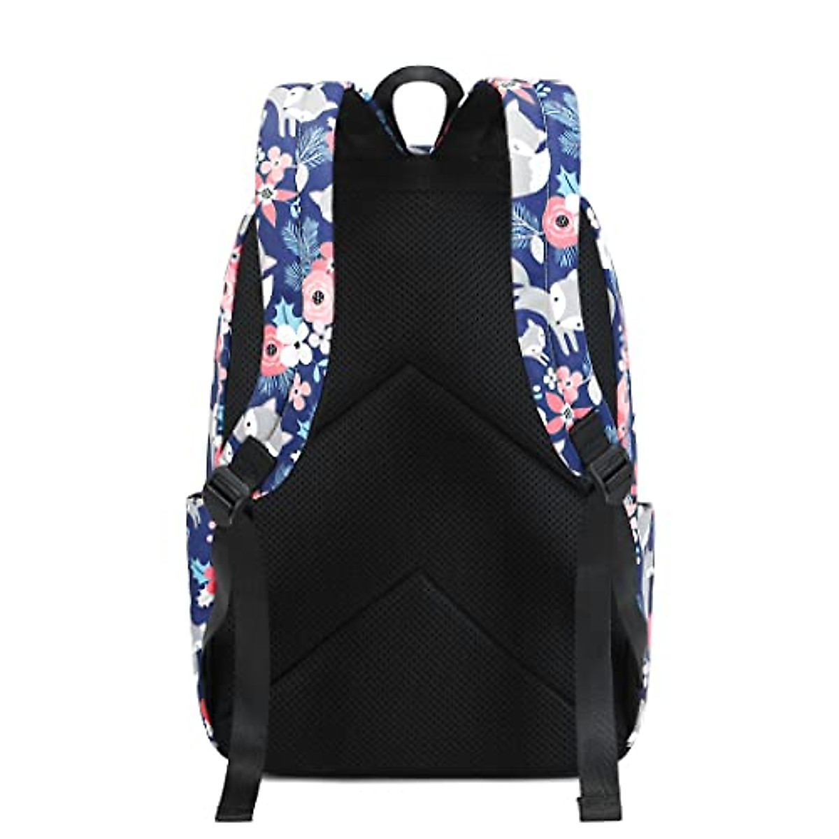 Wadirum Women Cute Printed Backpack Girl School Backpack Set Casual Daypack Fox