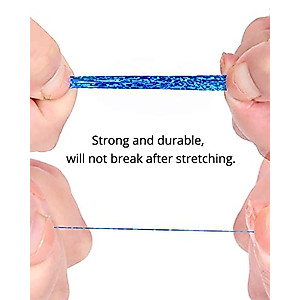 Sedfzo 47 Inch Tinsel Hair Extensions Glitter Kit - 12 Mixed Colors 2400 Strands Sparkling Shiny Hair Tinsel with Tools for Ball Party,Halloween Christmas New Year Halloween Cosplay Party