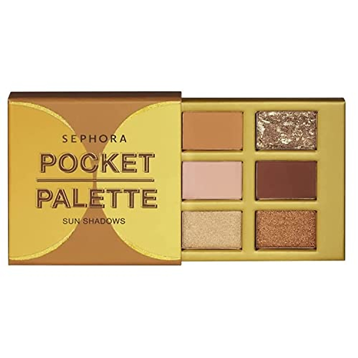 SEPHORA COLLECTION Mini Pocket Palette Sun Shadows x 6 - Golden Hour, 1.2 g x 6