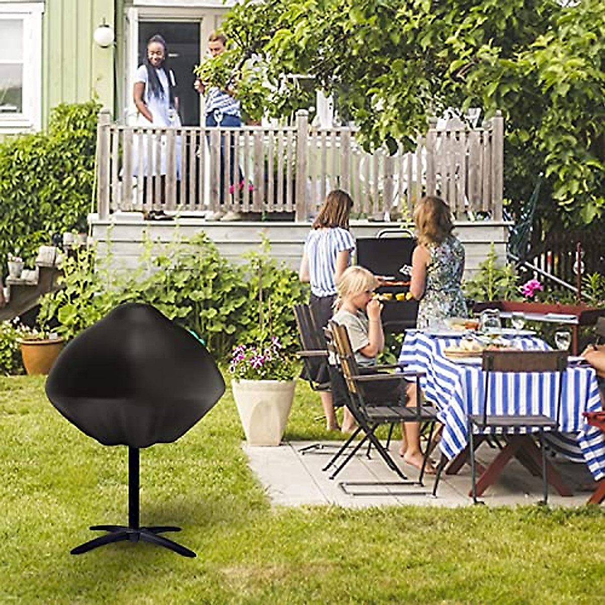 Nomiou Grill Cover Fit for George Foreman 12-Serving Indoor/Outdoor Rectangular Electric Grill GFO201R,24"X10"X17"