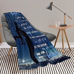 Nahjiiem Bonus Dad Blanket Stepped Up Dad Blanket Stepdad Throws Bonus Dad Gifts Valentine's Day Birthday Gifts 50"×60"