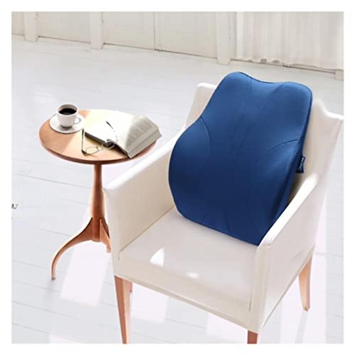 Car Seat Cushion Memory Foam Back Cushions Office Chair Cushions Compatible with Pregnant Women Cushion Compatible with Back (Color : Svart, Specification : Lumbar Spine)