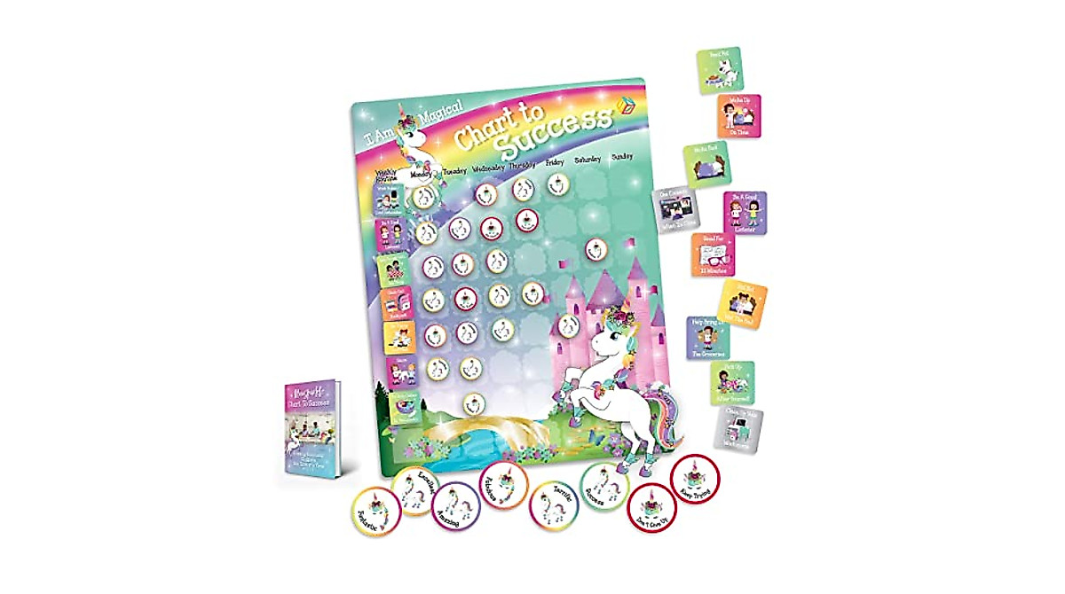 Unicorn Chore Chart for Kids - Boost Responsibility & Confidence