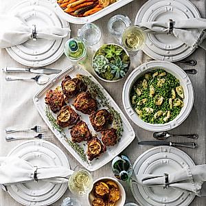 Juliska Berry & Thread French Panel Cereal Bowl - Whitewash