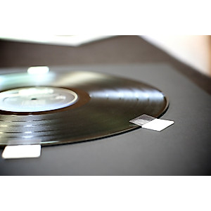 Cd Frame Featuring Black Matting and Black Moulding