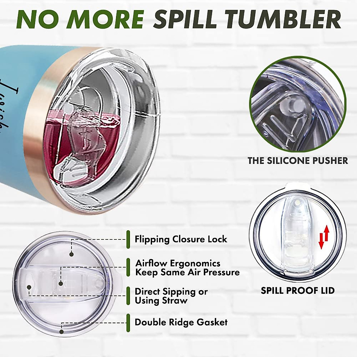 Bubble Hugs WItty Blue Wine Tumbler 12 Oz - I Wish You Lived Next Door Funny Mug for Bestfriend