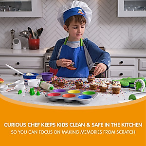 Curious Chef 4-Piece Silicone Pinch Bowl Set for Kids, Dishwasher Safe, Made with BPA-Free Plastic, Real Cooking, and Baking Kitchen Tool