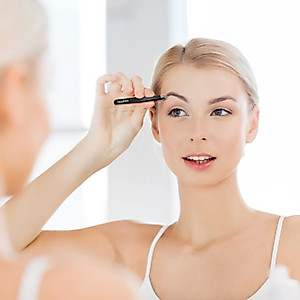 Generic Slant Tweezers - Professional Tweezers for Eyebrows Stainless Steel Slant Tip Tweezer - The Best Precision Eyebrow Tweezers (RT)