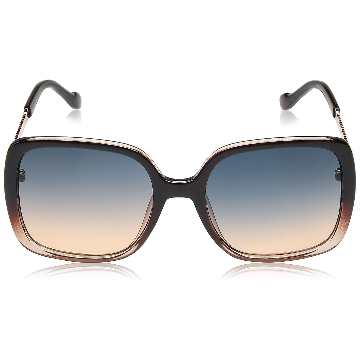 Jessica Simpson Women's J5715 Oversized Square Sunglasses with Metal Temple and UV400 Protection - Glamorous Sunglasses for Women, 65mm