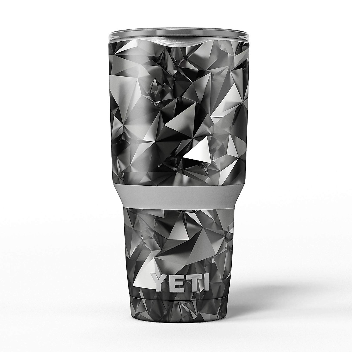 Design Skinz Black 3D Diamond Surface - Skin Decal Vinyl Wrap Kit Compatible with The Yeti Rambler Cooler Tumbler Cups