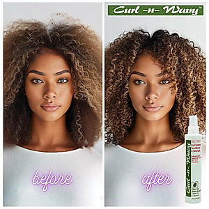 On Natural Next Image Curl-n-Wavy Curl Defining Conditioner and Detangler Oilive Oil, Shea Butter, Jojoba Oil & Vitamin E, 8 Ounce