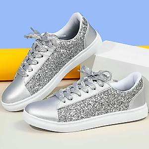 WEGOODZF Flat Glitter Shoe Laces: Metallic Light Gold Sparkle Shoelaces for Sneakers 43 inch -2Pair