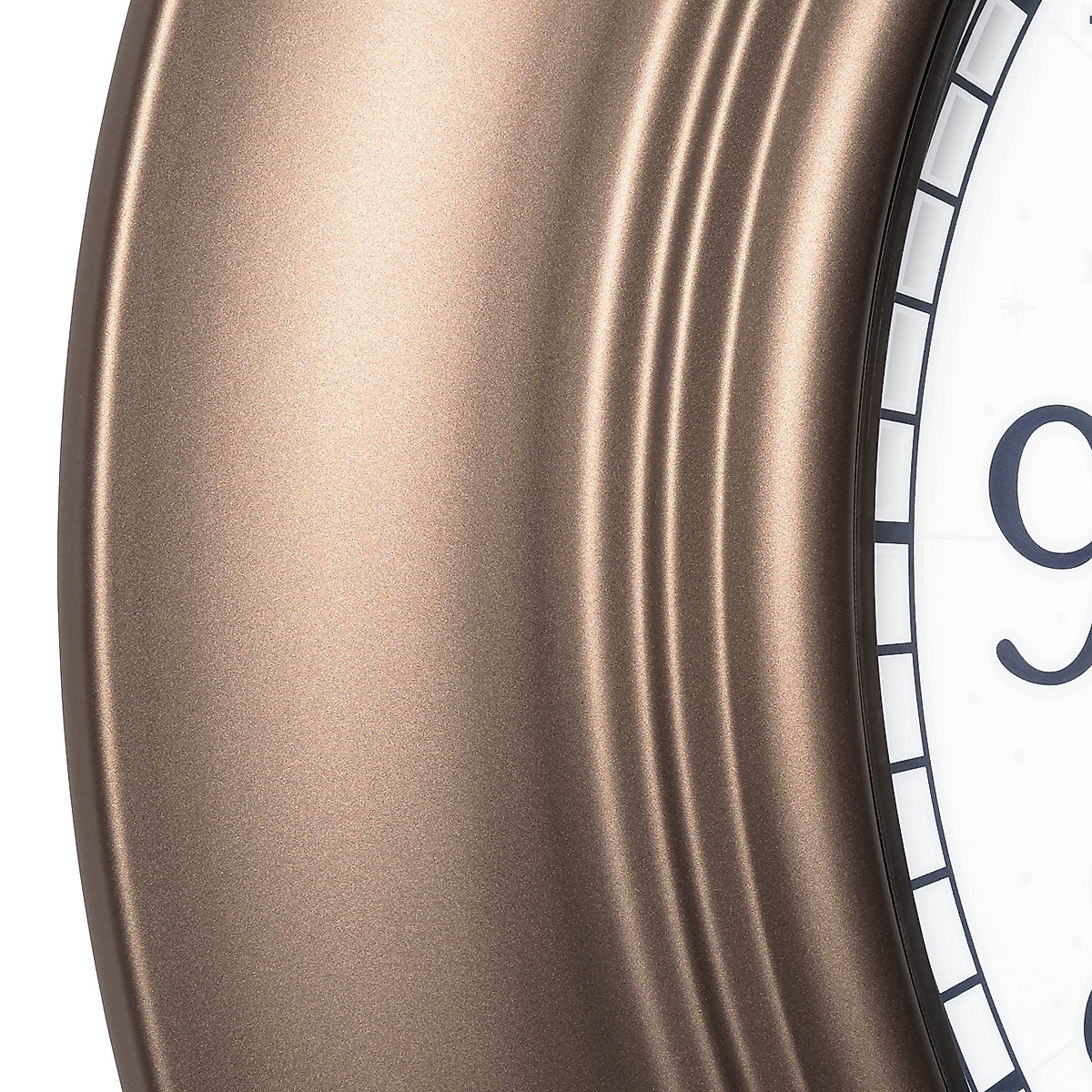 La Crosse Clock 435-3256B-SM-INT 21" Indoor/Outdoor Quartz Clock with Lighted Sun & Moon Dial