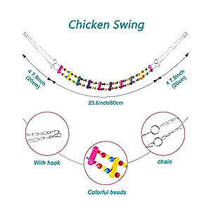 Woiworco 6 Packs Chicken Toys for Coop, Chicken Xylophone Toy for Hens, Chicken Ladder Swing Toys, Chicken Pecking Toys, and Vegetable Hanging Feeder for Chicken Bird Parrot Chicken Coop Accessories